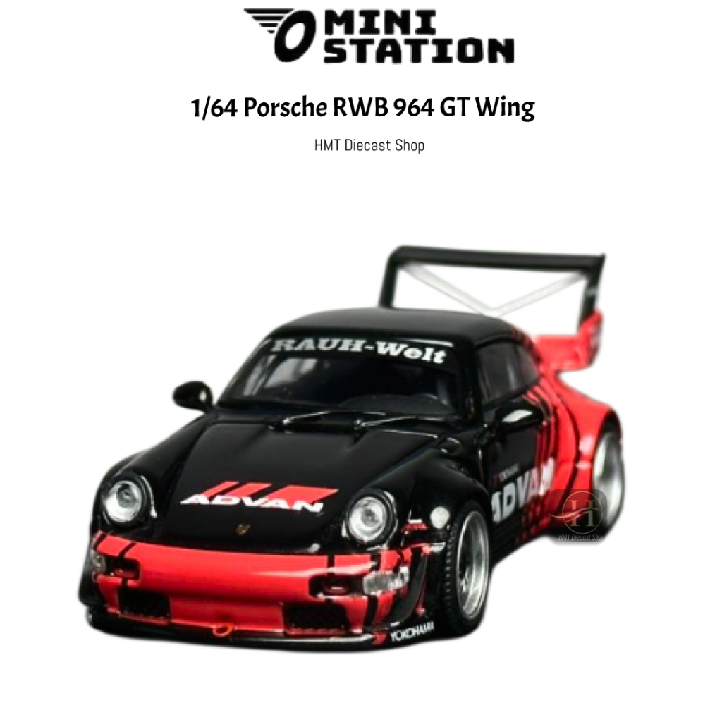 MINI STATION 1/64 Porsche RWB 964 GT Wing (READY STOCK) | Shopee Malaysia