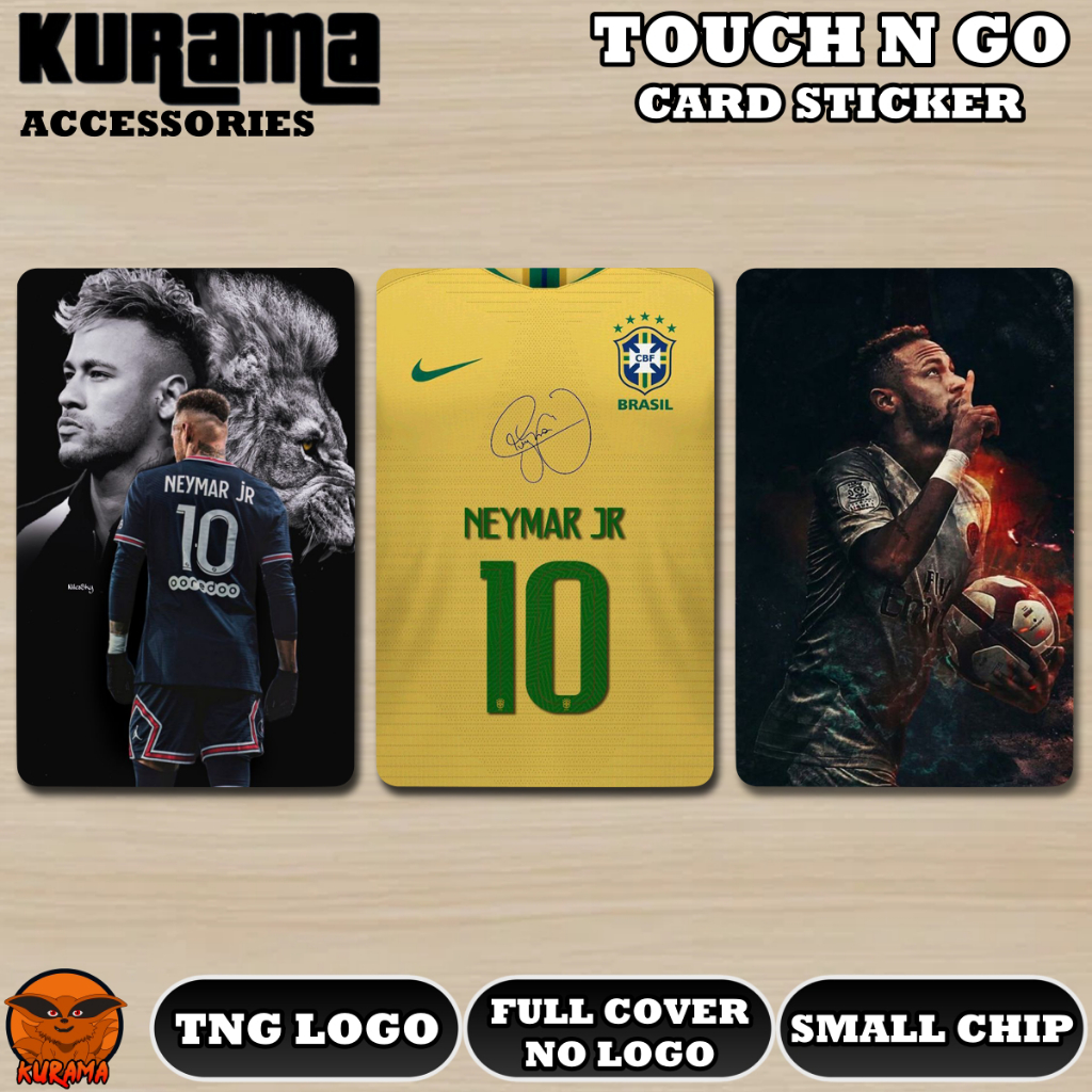 [ Neymar JR ] Touch n Go Card Sticker Cover (Waterproof, High Quality ...