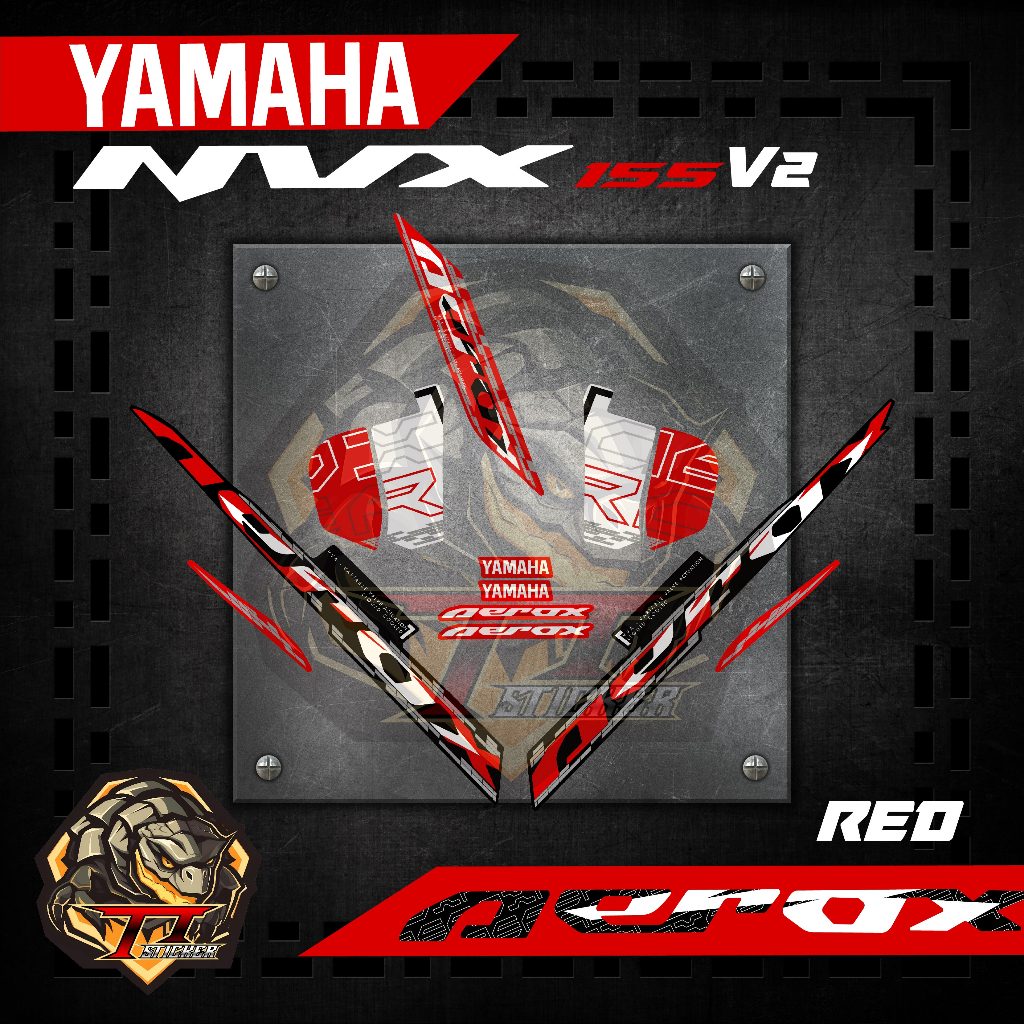 YAMAHA STRIPE AEROX/NVX 155 V2 INDONESIA 2024 AEROX EDITION DESIGN ...