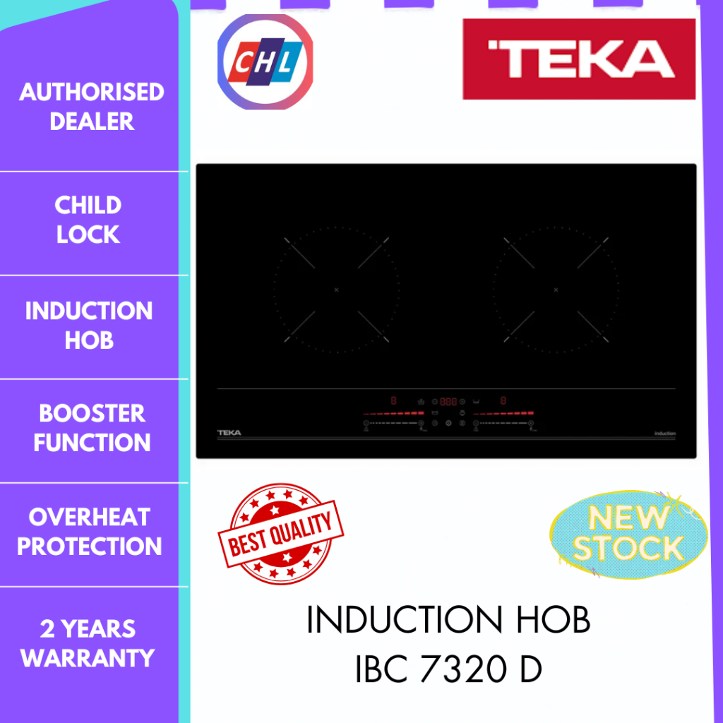 TEKA INDUCTION HOB WITH TOUCH CONTROL MUTISLIDER IBC 7320 D (cut out ...