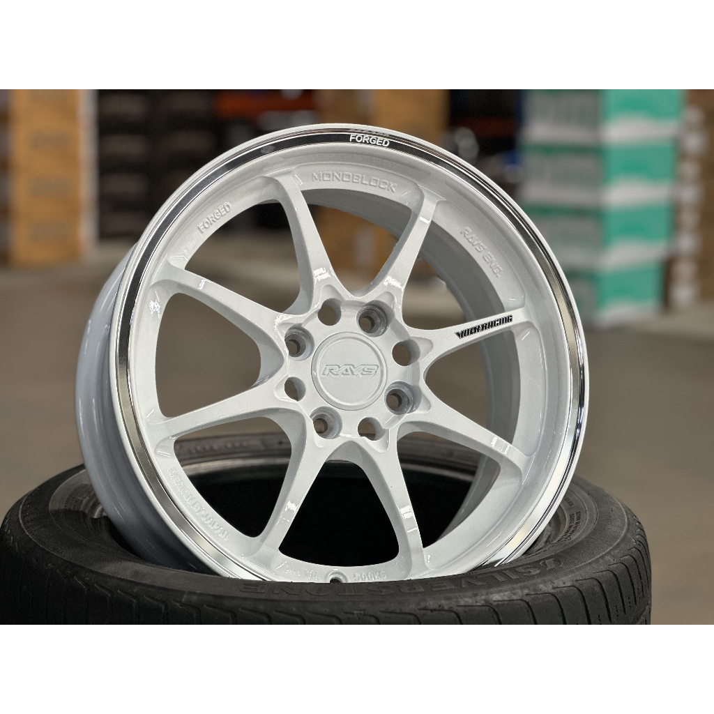 NEW 15X6.5J AOW CE28 Rim (set of 4) White 4X100 for Axia Bezza NBox Myvi Vios Yaris City Jazz ...