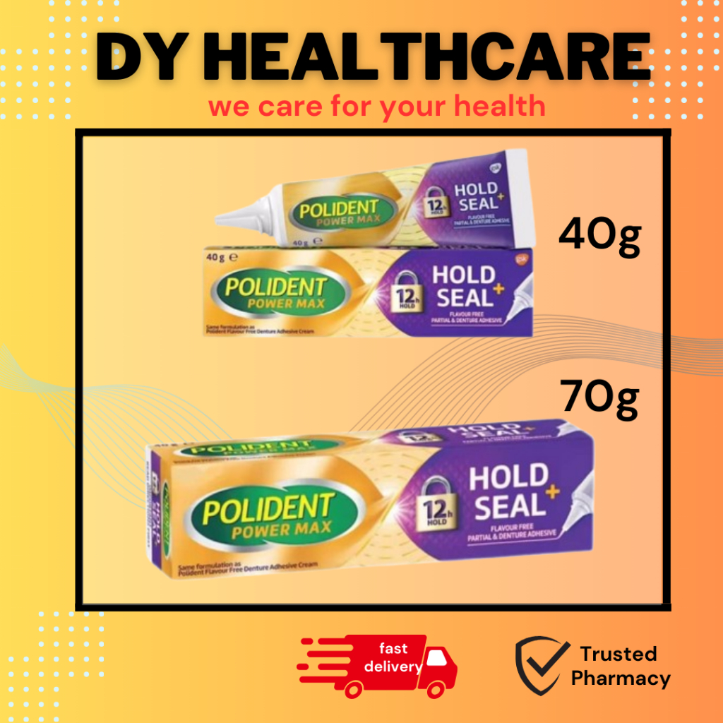 Polident Power Max Denture Paste 40g / 70g | Shopee Malaysia
