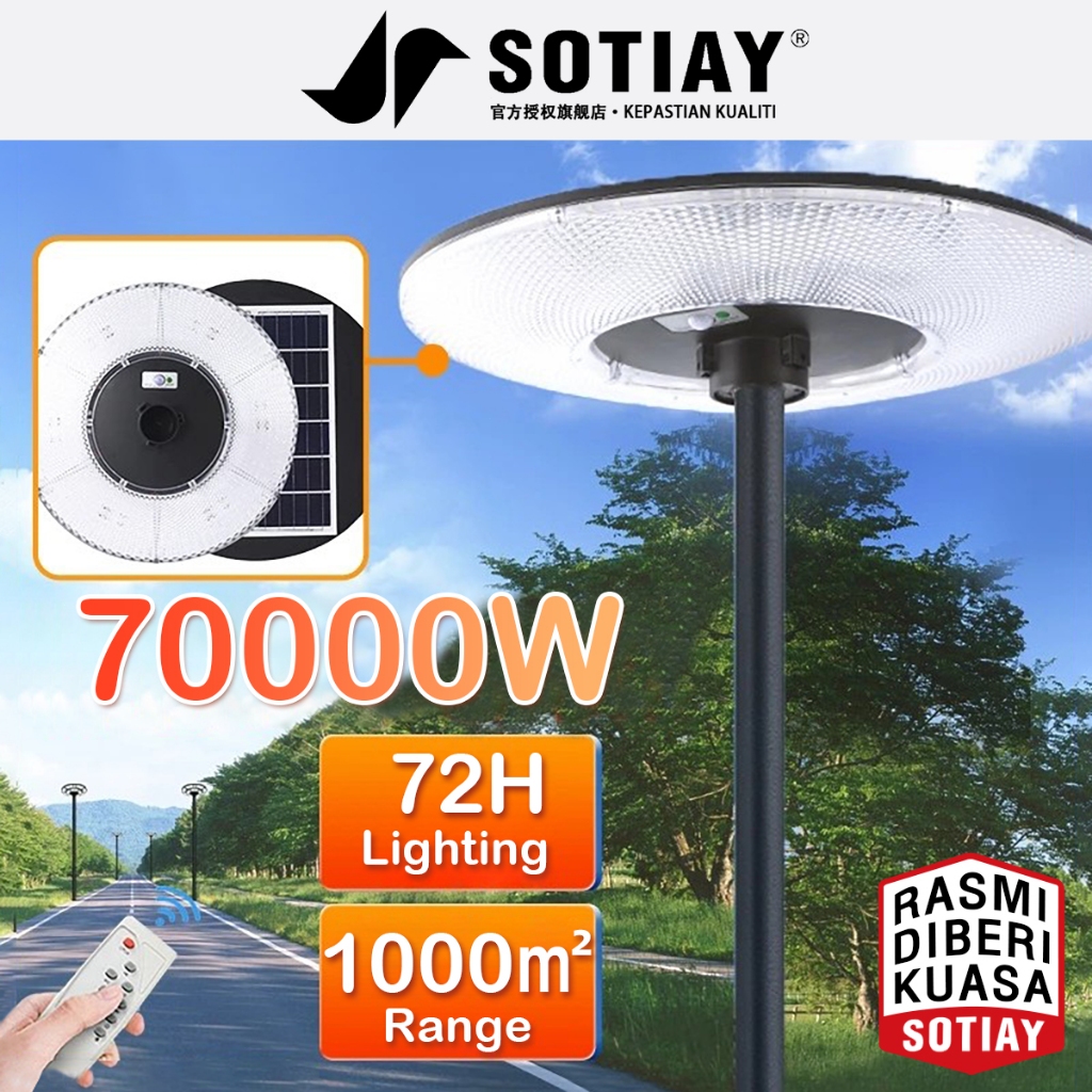 【10Y Warranty】UFO Solar Lights LED Street Lights Outdoor Lighting ...
