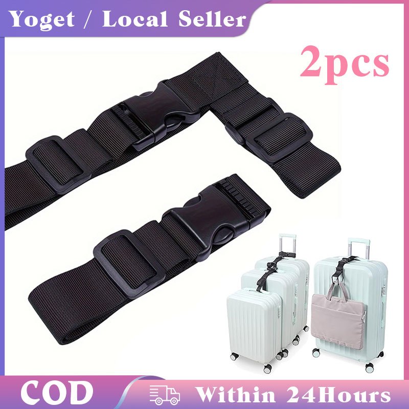 2pcs Adjustable Luggage Strap / Anti-Lost Fixed Luggage Straps ...