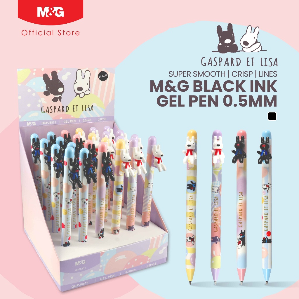 M&G GEL PEN 0.5 CUTE CHARACTER PEN KAWAII STATIONERY QGPJ6871 | Shopee Malaysia