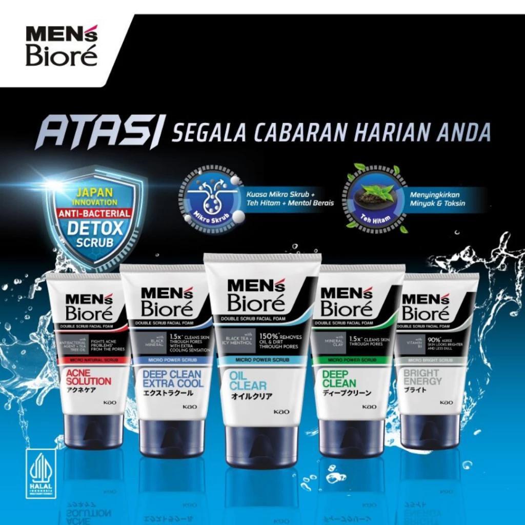 BIORE MENS FACIAL & SCRUB FOAM | Shopee Malaysia