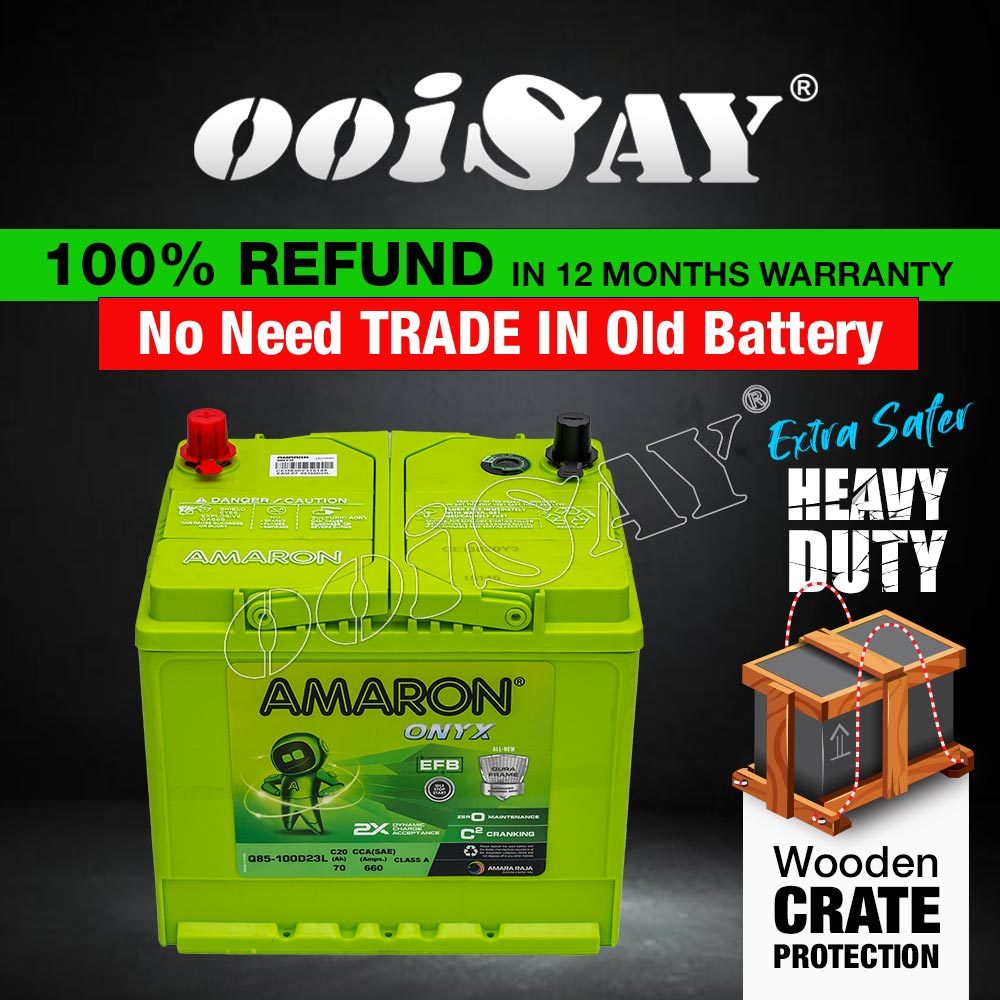AMARON Q85 - 100D23L (EFB) - Stop Start Battery - MAZDA 2, 3, 6, CX-3, CX-5 TOYOTA Alphard ...