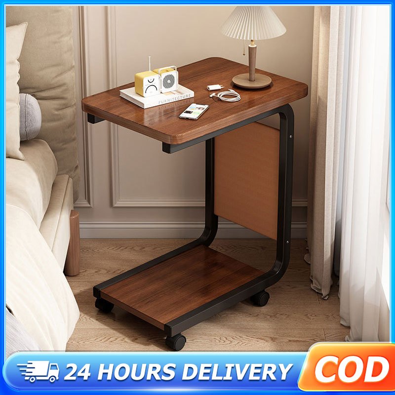 Side table tea table decoration sofa side table living room bedside ...