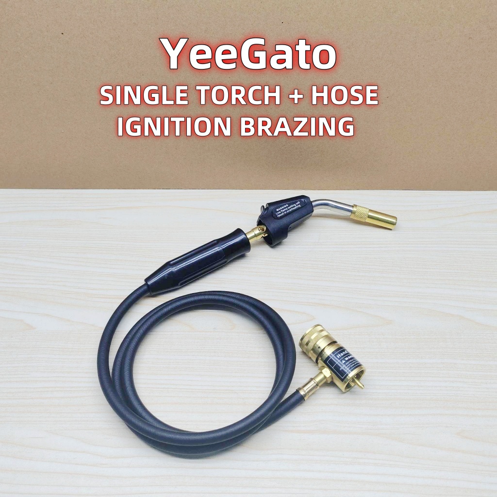 [SINGLE TORCH + HOSE]HEAD SINGLE BARREL HAND TORCH GUN BRAZING ...