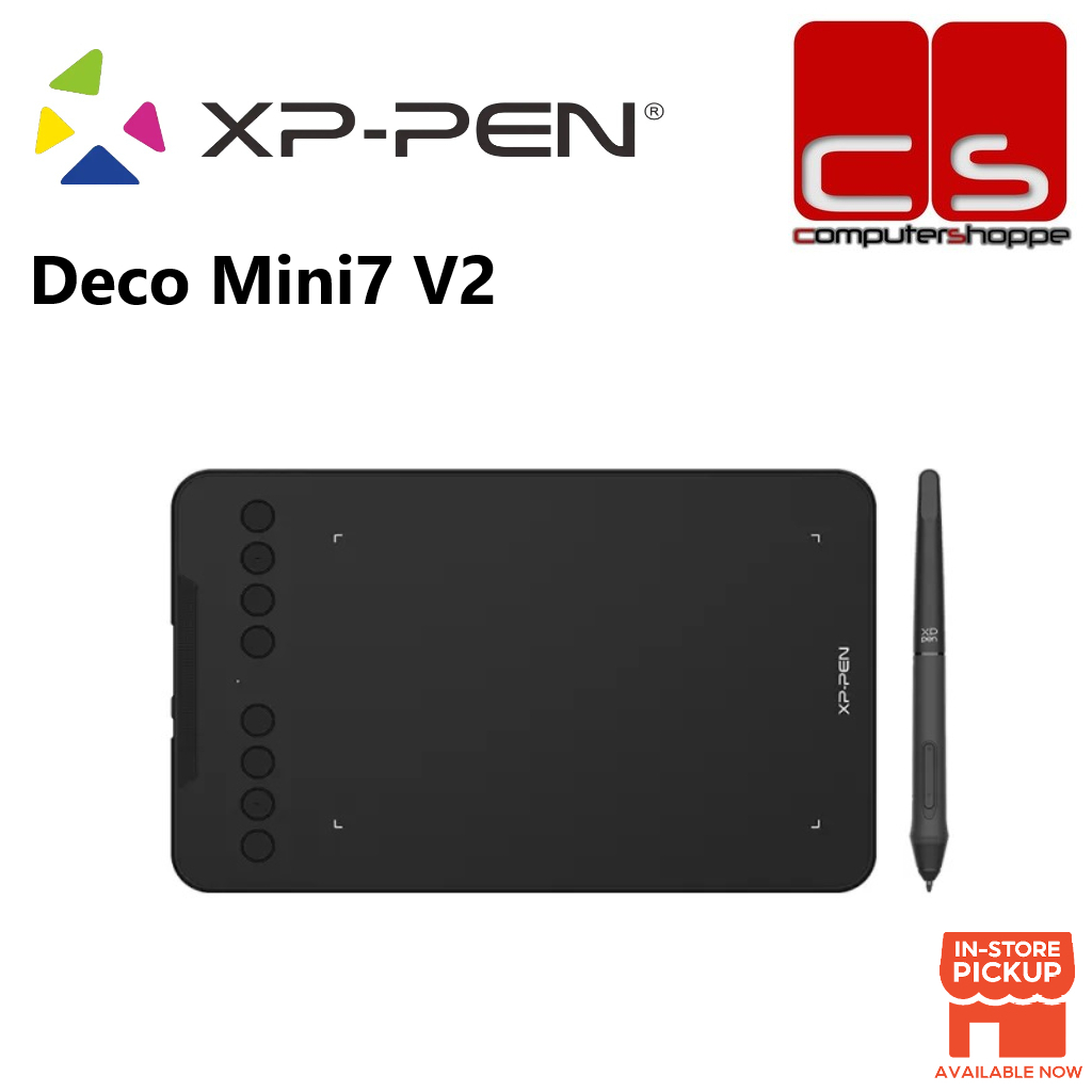 XP-Pen Deco Mini7 V2 Graphic Drawing Tablet | Shopee Malaysia