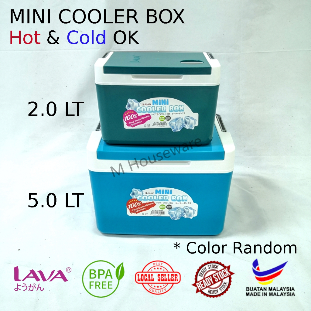 LAVA Mini Cooler Box 2L-5L Picnic Box Fishing Box Ice Bucket Bekas Ais ...