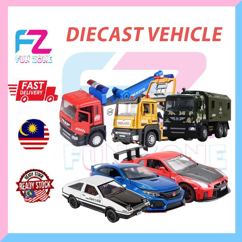 DIE-CAST VEHICLE COLLECTION TOYS RANDOM COLOR | Shopee Malaysia