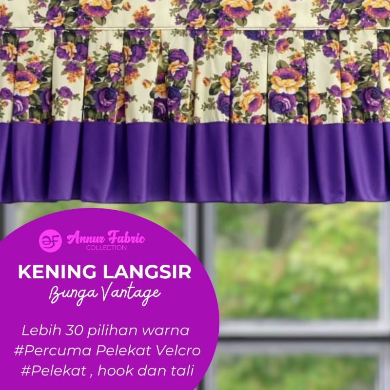 KENING LANGSIR VANTAGE, Langsir Dapur, Langsir Tingkap, Langsir Bilik ...