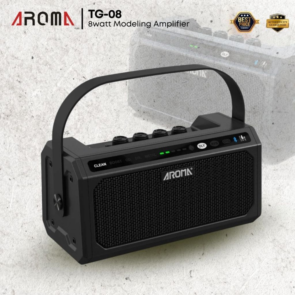 Aroma TG-08 8watt Modeling Amplifier with Bluetooth | Shopee Malaysia