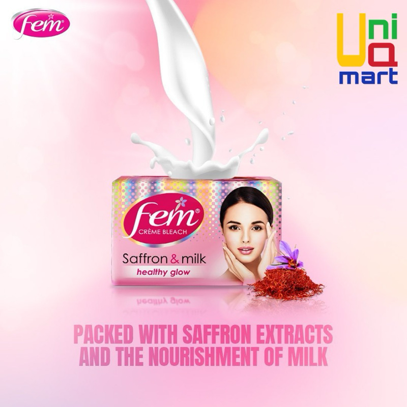 FEM SAFFRON FAIRNESS CREAM BLEACH 64G AND 314G FEM GOLD FAIRNESS CREAM ...