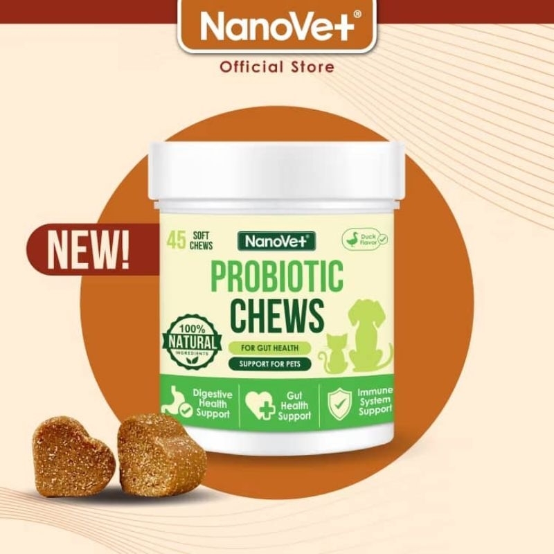Nanovet® Pet Probiotic Chews For Cat and Dog 300G | Shopee Malaysia