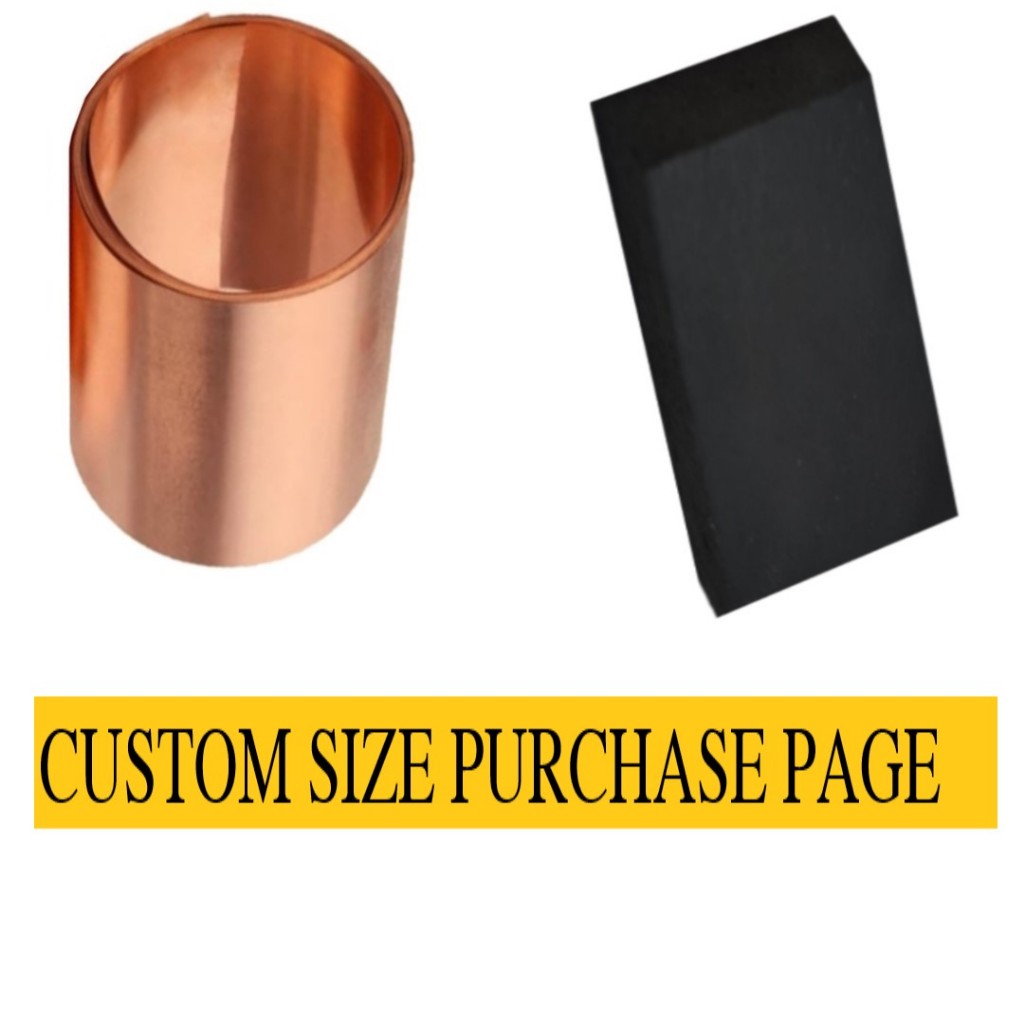 RUBBER PAD SILICONE PAD COPPER SHEET COPPER PLATE CUSTOM SIZE. | Shopee ...