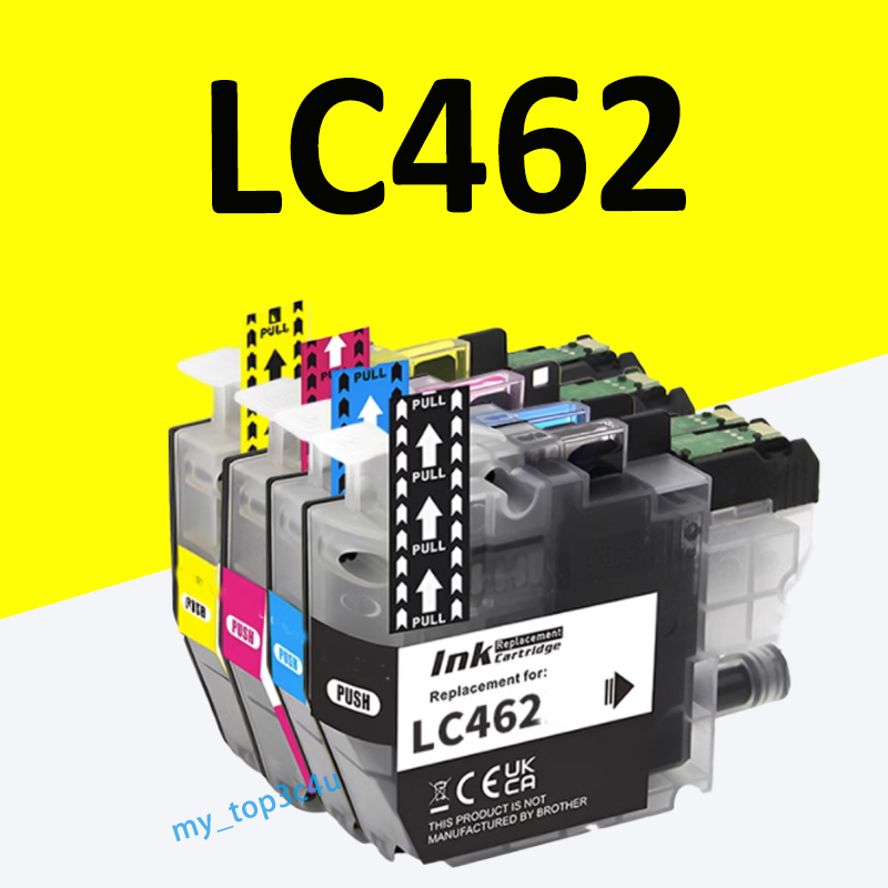Brother LC462 LC 462 LC462Bk LC462C LC462Y LC462XL LC 462 XL Ink ...