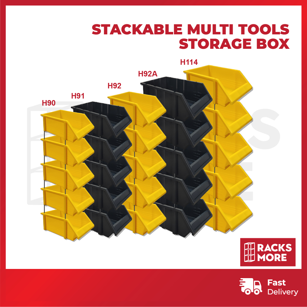 RACKSMORE Stackable and Combinable Multi Tools Box Storage Box | Shopee ...