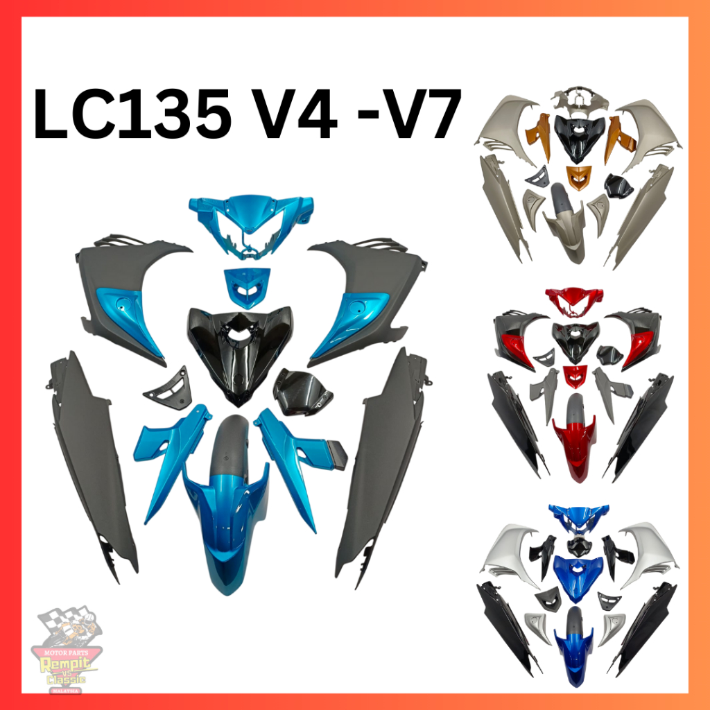 LC135 V4 - V7 M-seki Cover Set (clearance sales) | Shopee Malaysia