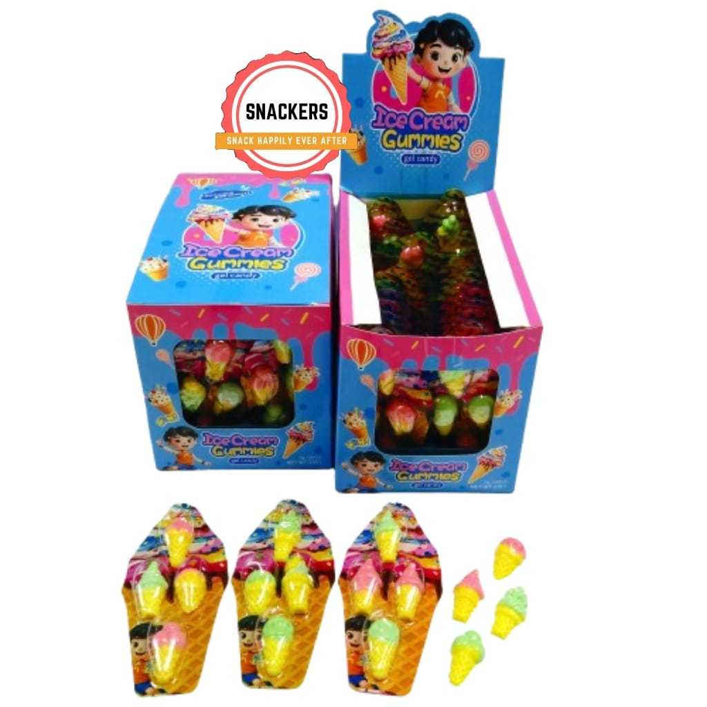 🔥Ready Stock🔥 30Pcs Ice Cream Gummies-Gel Candy Gula-Gula Gummies ...