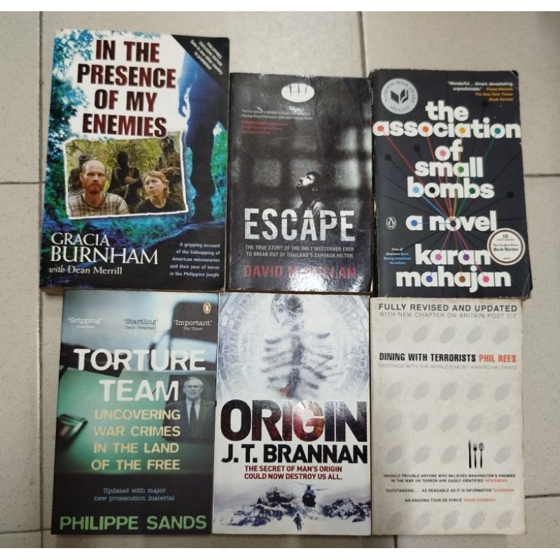 [Second Hand Book]Small bombs, DINING WITH TERRORISTS, ESCAPE, PRESENCE ...