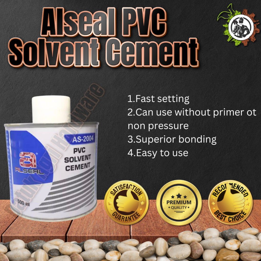 ALSEAL PVC Solvent Cement PVC Gam PVC Glue AS-2004 For PVC, uPVC pipe ...