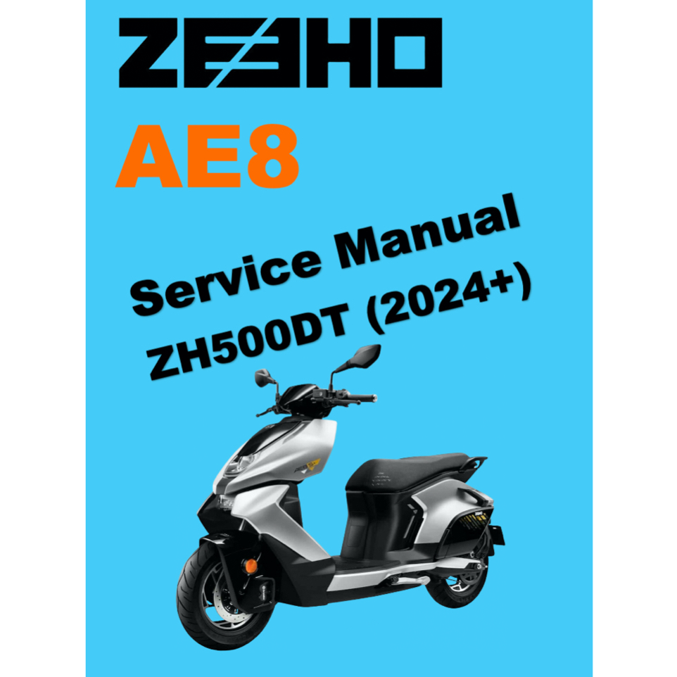 ZEEHO AE8 AE8+ AE8S+ (2024+) SERVICE WORKSHOP MANUAL + PARTS CATALOGUE + OWNER'S MANUAL | Shopee ...