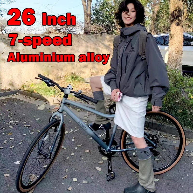 AENXRD bicycle 26-inch bike Commuter Bike Road Bike Basikal lelaki 7-speed bike Basikal murah ...