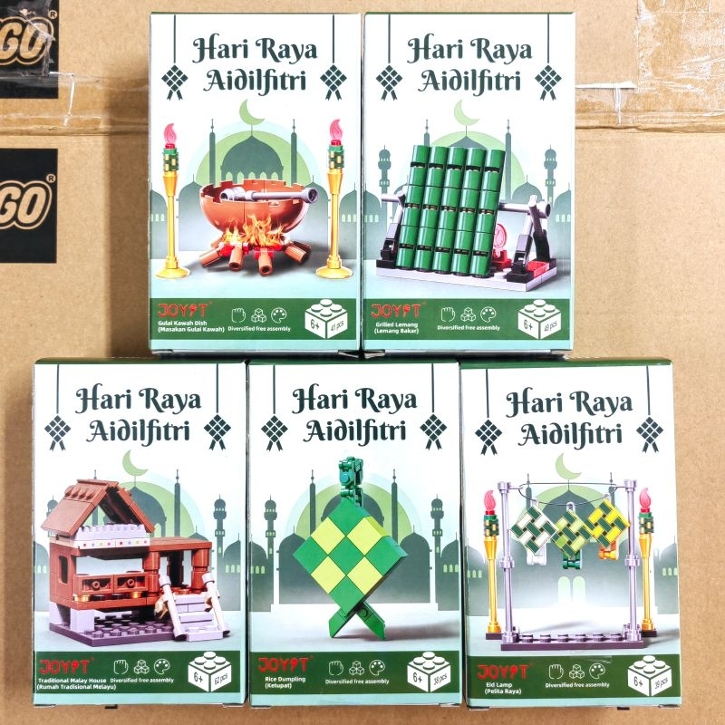 Lego Raya Eco Shop Set - Hari Raya Joyit Brick Block | Shopee Malaysia