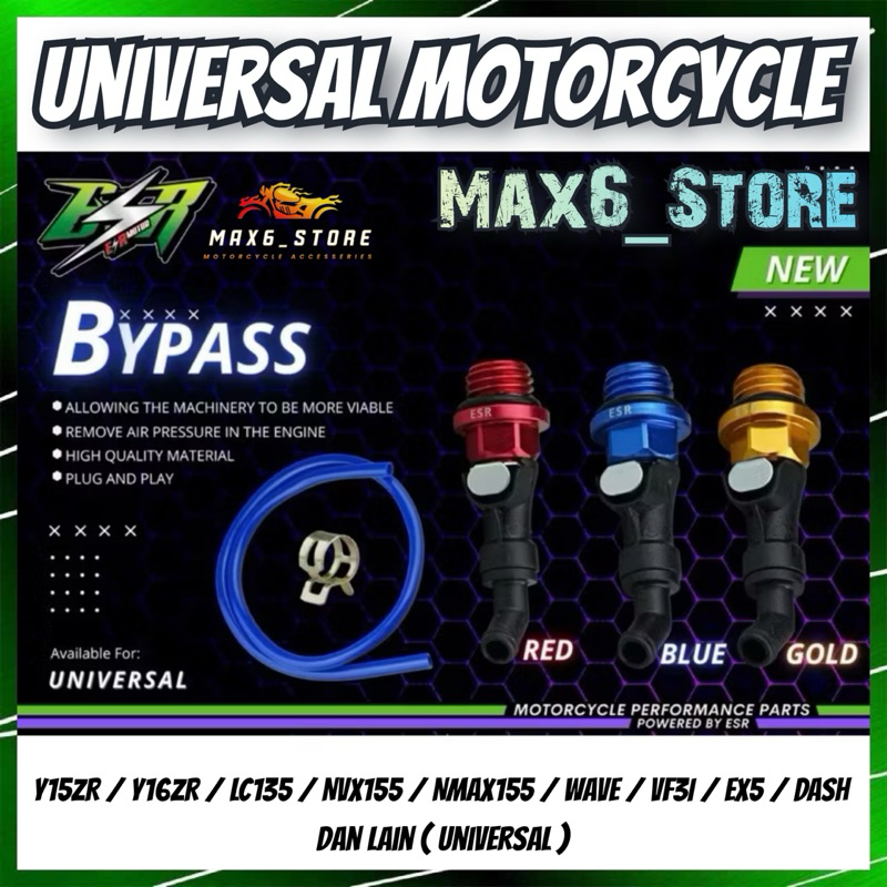 ESR UNIVERSAL RACING BYPASS ENGINE MOTOR ORIGINAL ESR MOTOR BY PASS ...