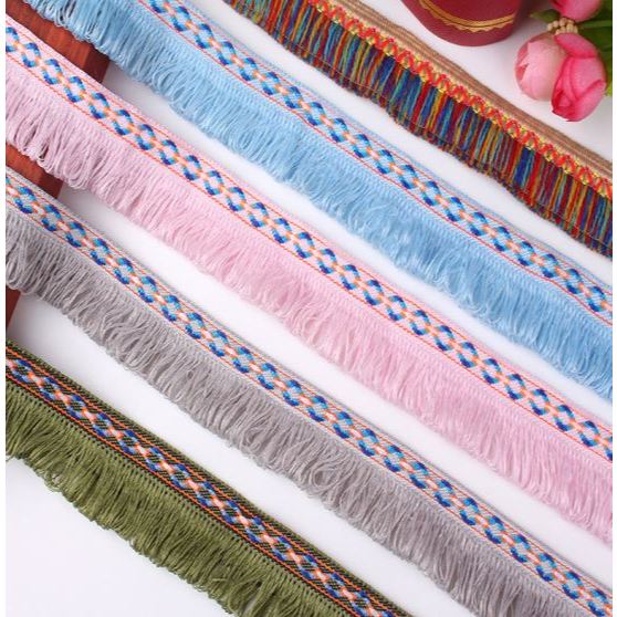 1yard Tassel Fringe Trim Fabric Tassels Fringe Lace Trimmings with ...