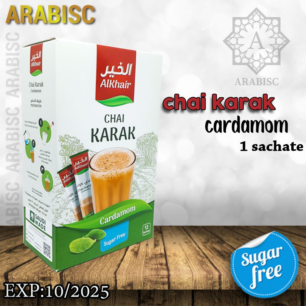 Chai Karak Asli (1sachets ) | teh dengan halia | Arabic milk tea with ...