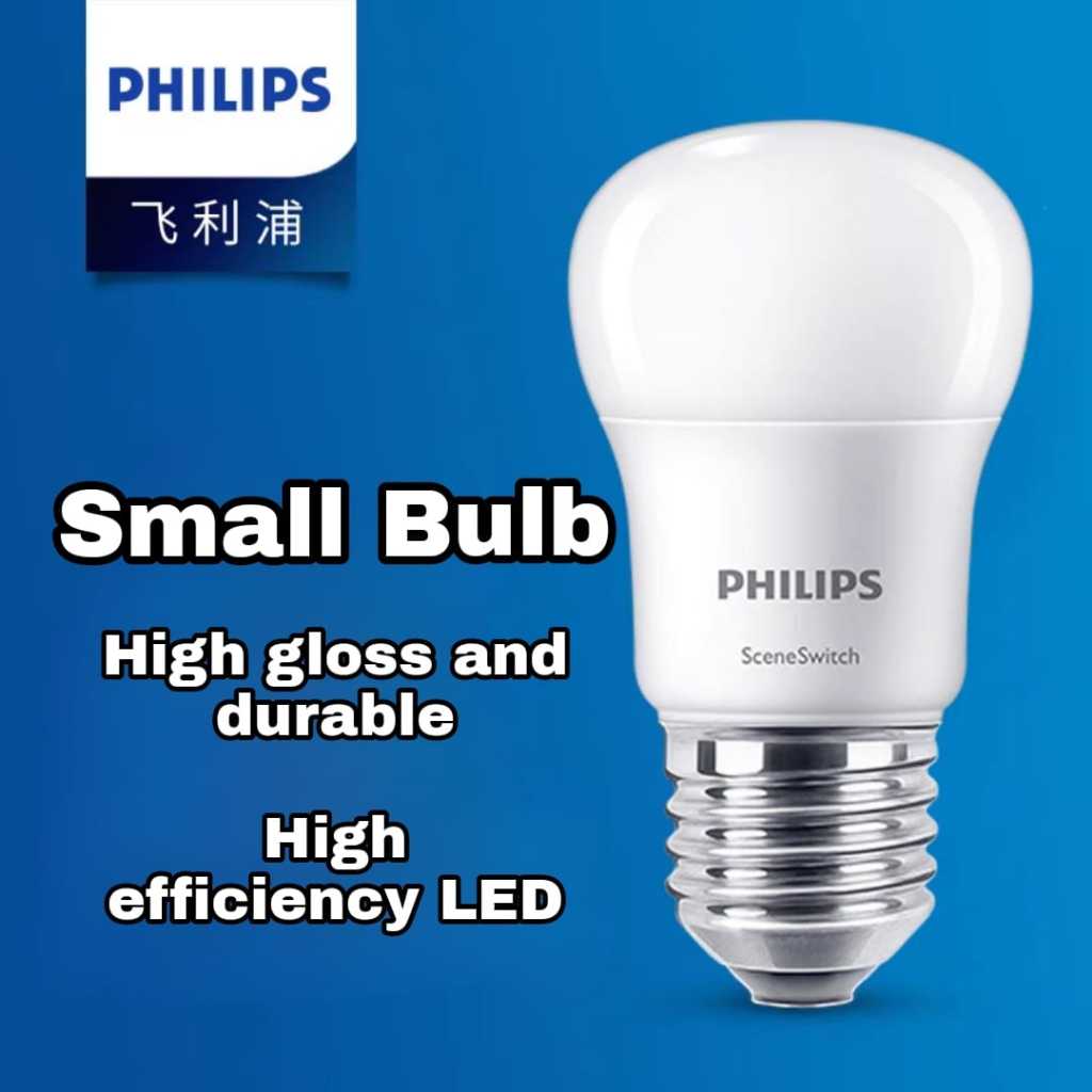 Philips P45 5.5W LED Light Bulb, E27 2700K Warm White (No Individual ...