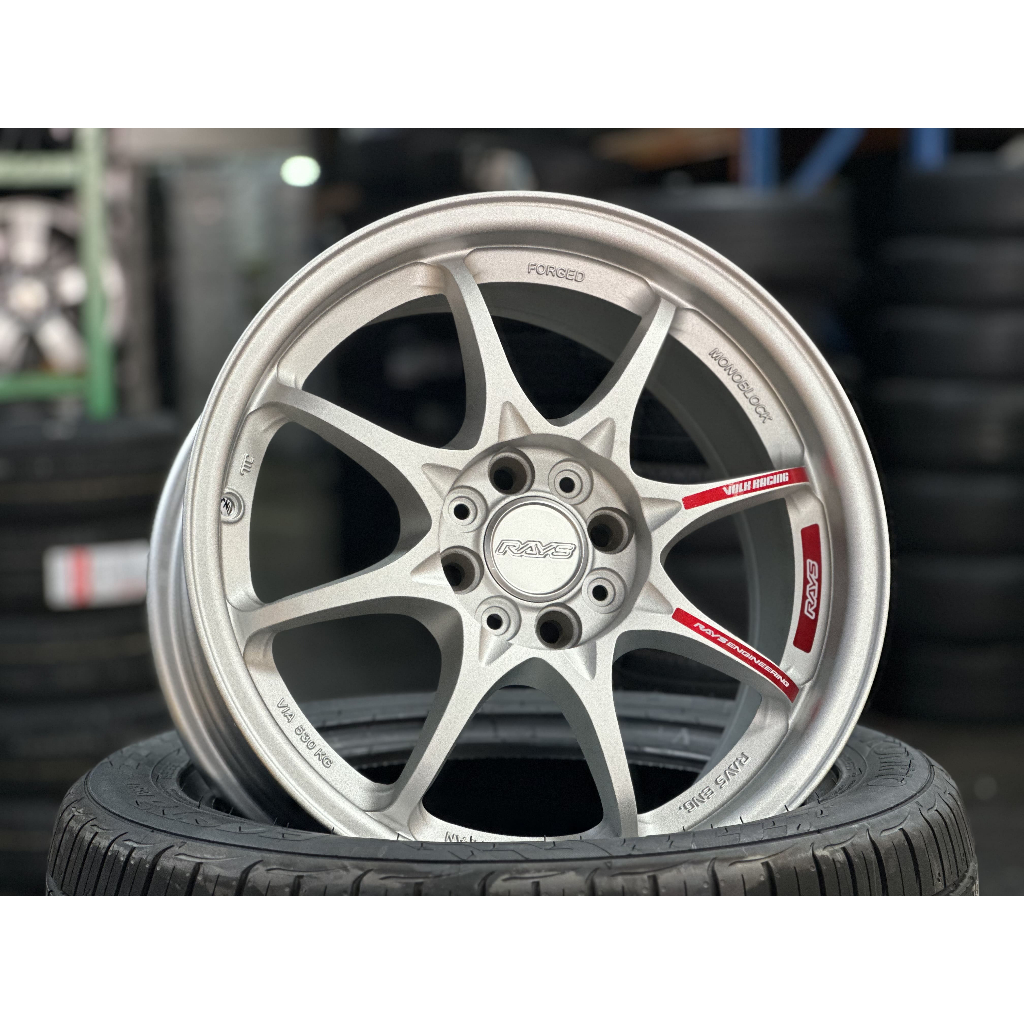 NEW 16X7J AOW CE28 8 Spoke Rim (set of 4) Flat Silver 4X100 for City Jazz Vios Yaris Myvi Mazda ...