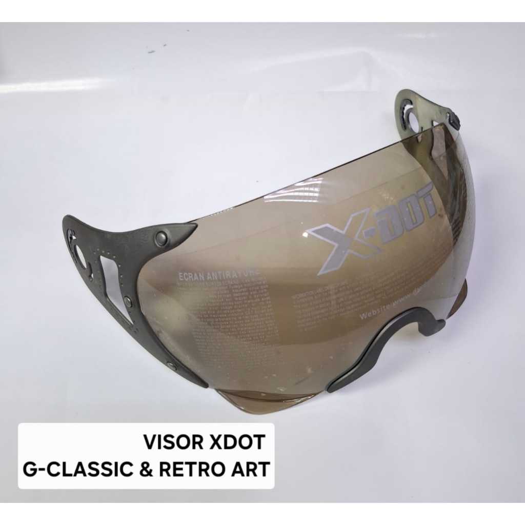 VISOR HELMET XDOT G-CLASSIC COLOUR SMOKE | Shopee Malaysia