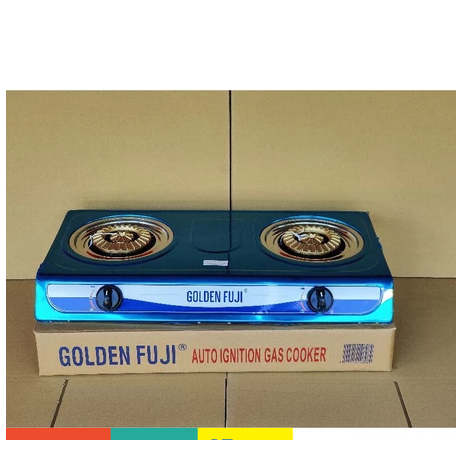 Dapur 2 Tungku & Golden Fuji Double gas Stove Auto Ignition Cooker ...