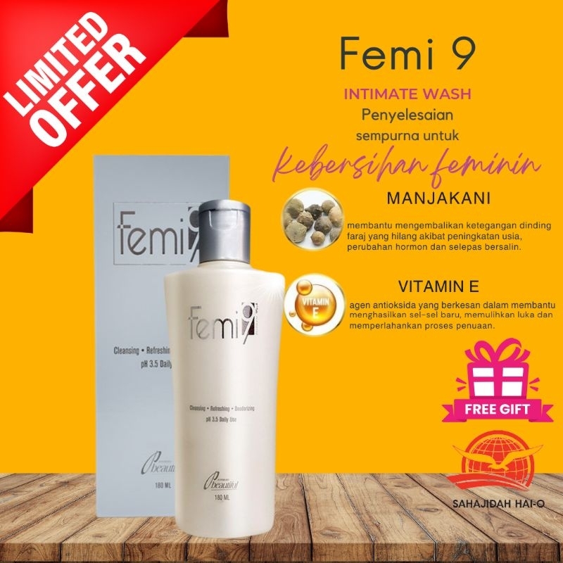 Pencuci Wanita Intimate Wash Feminine Wash Femi9 Sahajidah Hai O Original | Shopee Malaysia