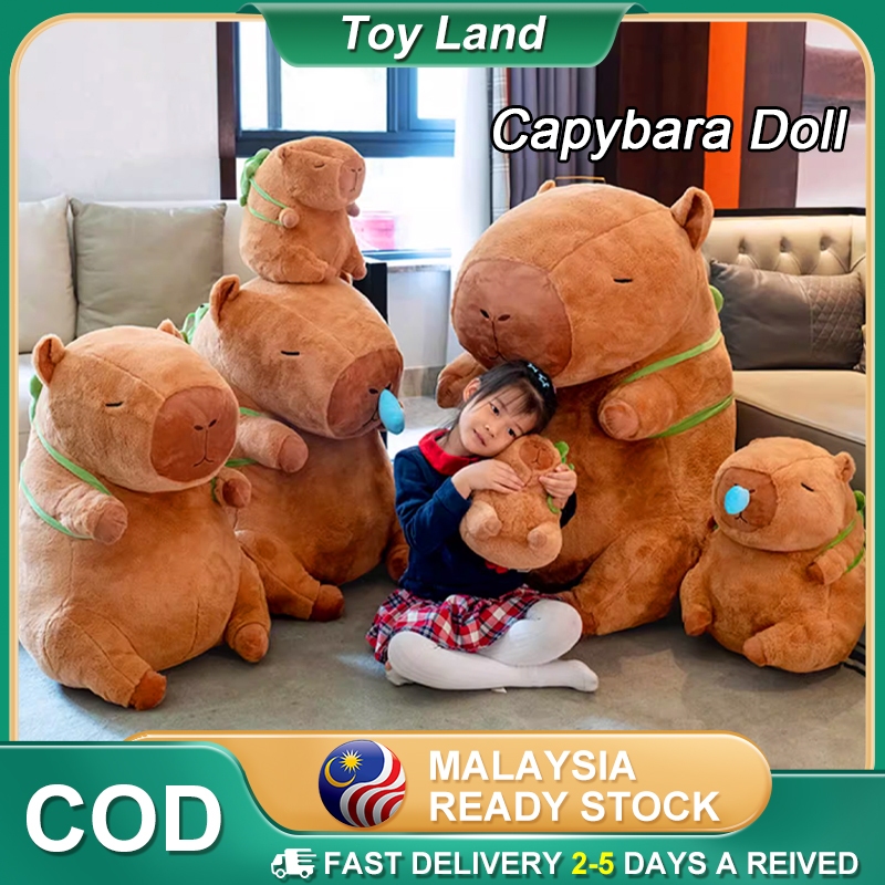 Capybara Plush Toy Cute Capibara Plushie Toy Anak Patung Comel Animal ...