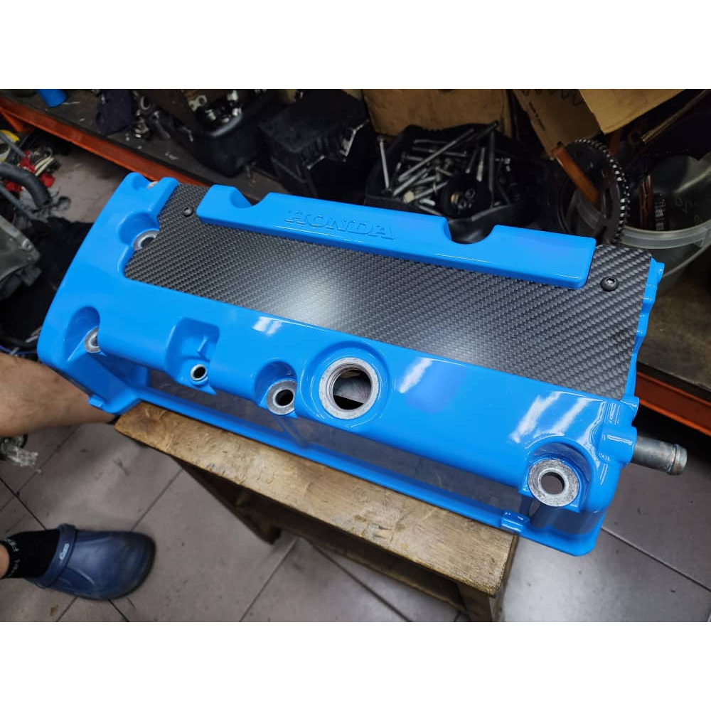 HONDA K20 K24 Coil / Spark Plug Cover Plate ( Real Carbon fiber ) PNP ...