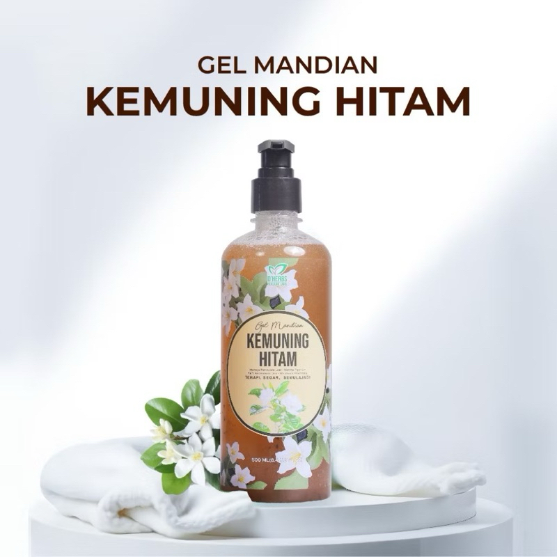 DHERBS GEL MANDIAN KEMUNING HITAM | Shopee Malaysia