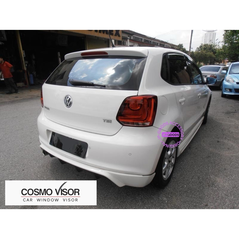 Volkswagen Polo HATCHBACK 2009 - Above Door Visor / Window Vent Visors ...