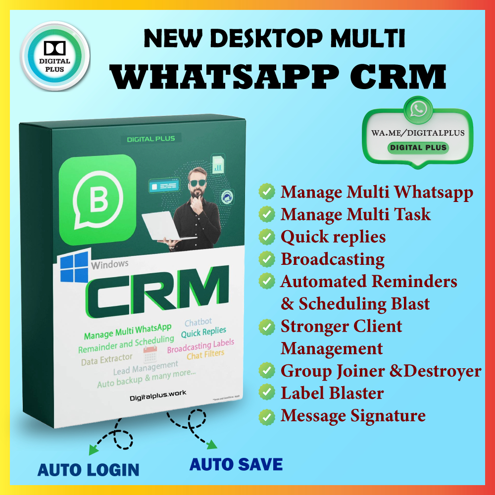 MULTI ACCOUNT DESKTOP CRM - CUSTOMER RELATIONSHIP MANAGEMENT | Shopee ...