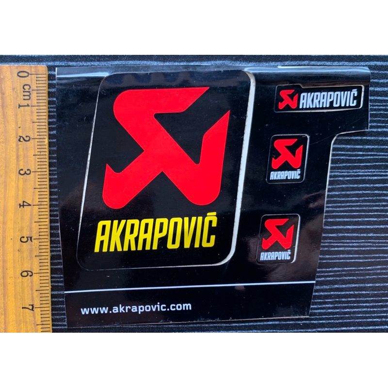 ORIGINAL AKRAPOVIC DEALER STICKERS | Shopee Malaysia