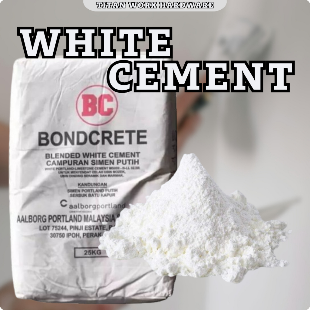 1KG White Cement Bondcrete Simen Putih | Shopee Malaysia