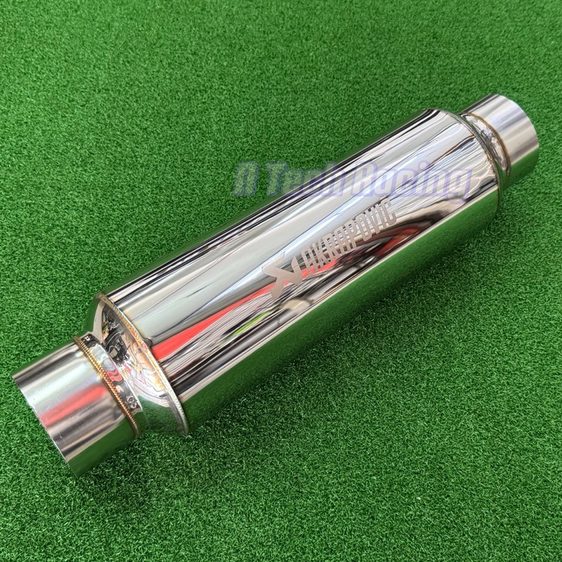 (Code KF28) Exhaust AKRAPOVIC Center Muffler Bullet Pin Hole 3" 76mm ...