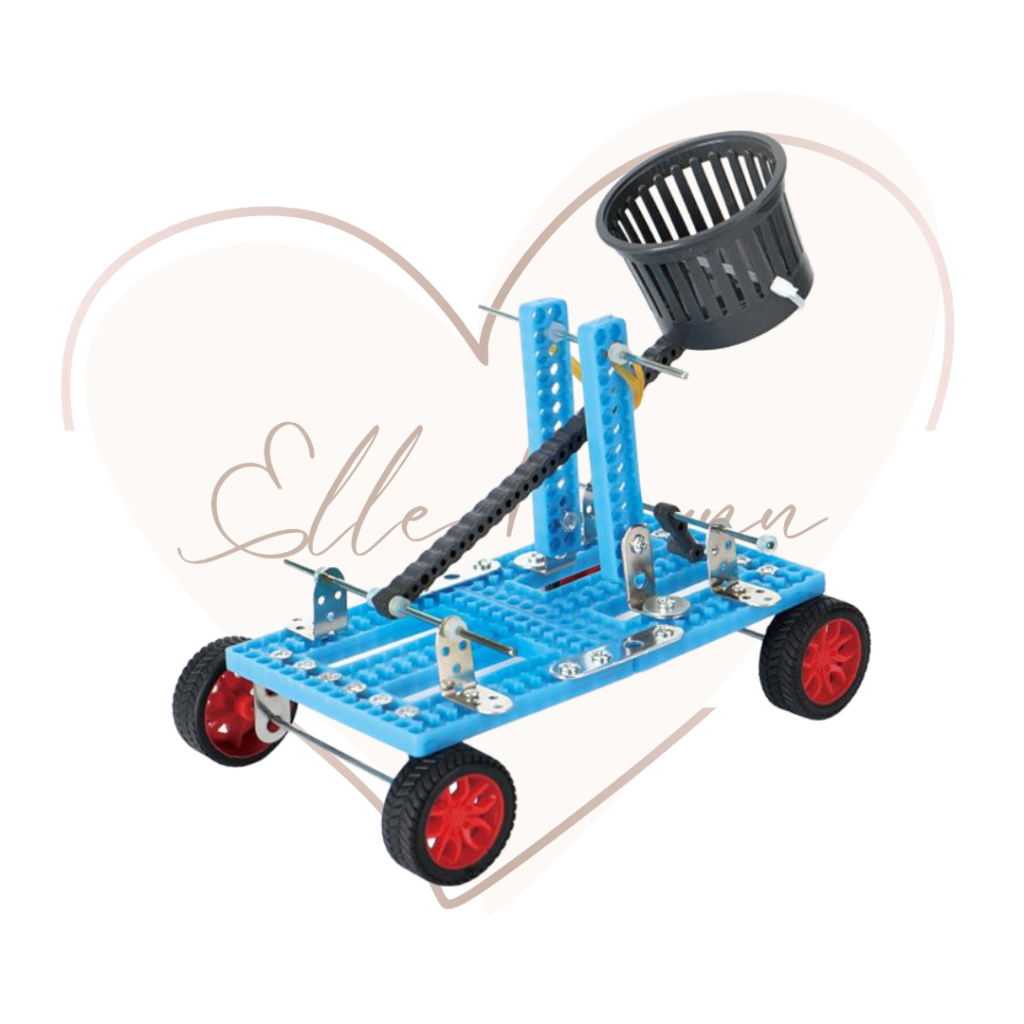 DIY Science Kit Throwing Stone Machine Car STEM Robotics Engineer ...