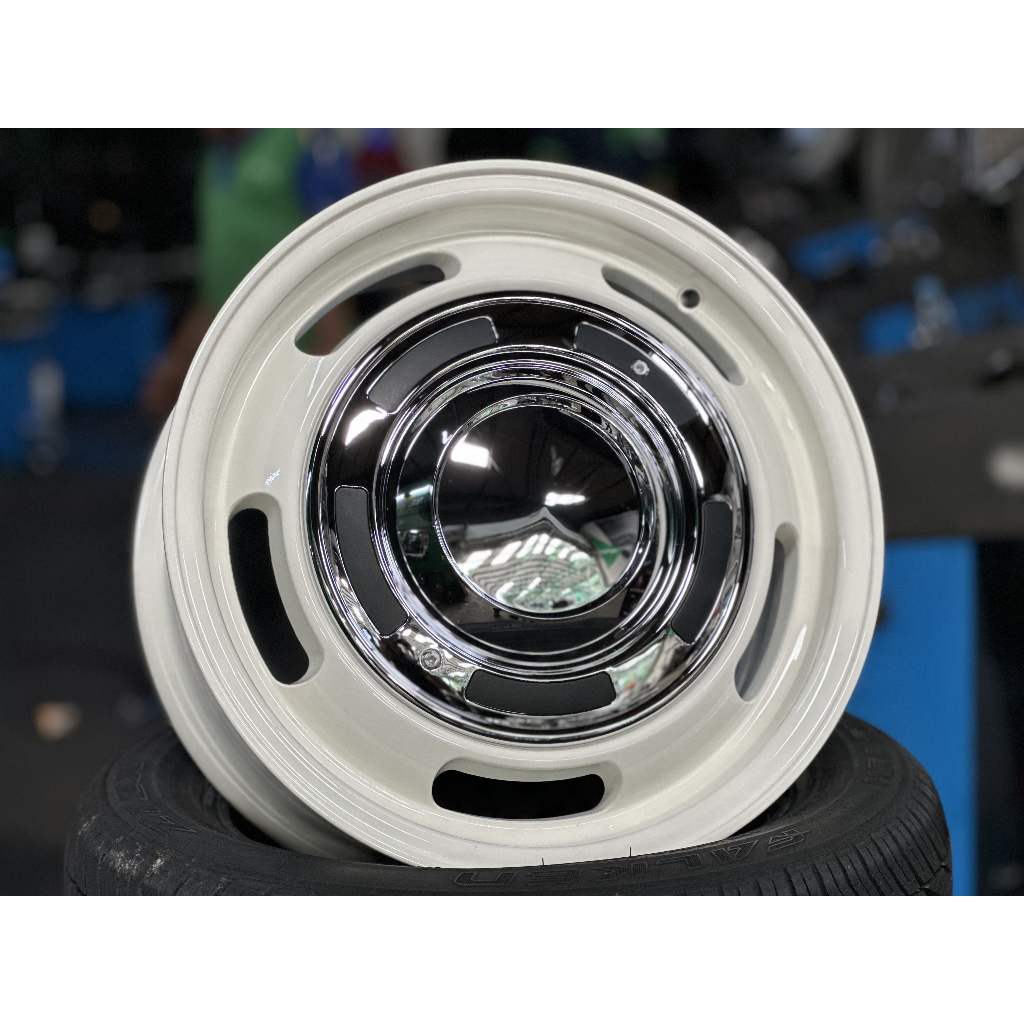 NEW 15X6J Dean Cross Country Rim (set of 5) White 5X139.7 for Suzuki ...