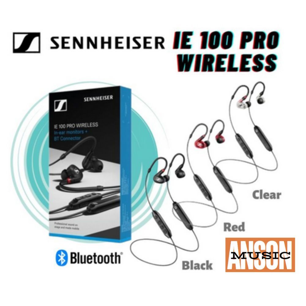Sennheiser IE 100 Pro Wireless In-Ear Monitors Headphones - Black / Red ...
