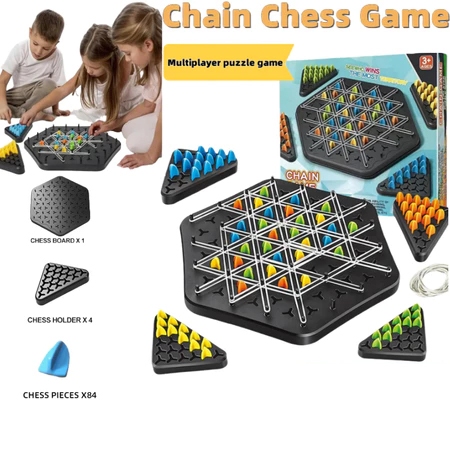 Chain Triangle Chess Game Multiplayer Family Friends Party Desktop ...